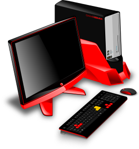 openclipart圖庫：Generic Gaming Desktop