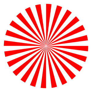 openclipart圖庫：abstract sun 3 (48 rays)
