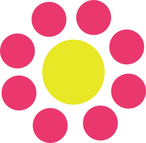 openclipart圖庫：Easy Flower with Circles