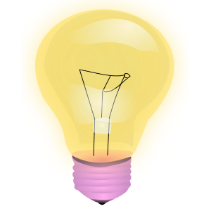 openclipart圖庫：light bulb