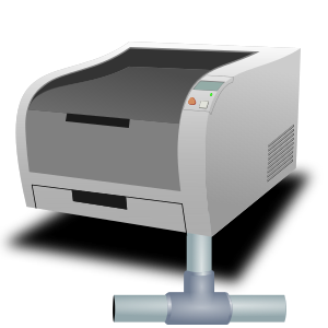 openclipart圖庫：Laser Printer Net