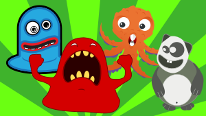 Clipart - Weird Monster Creature Party