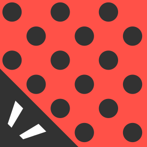 openclipart圖庫：Abstract Cubism Ladybug Icon