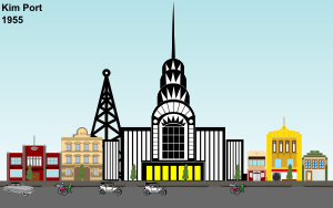 openclipart圖庫：Kim Port in 1950s