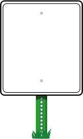 Clipart - Road Sign Border