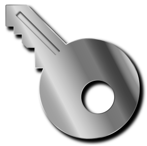 openclipart圖庫：Metal Key