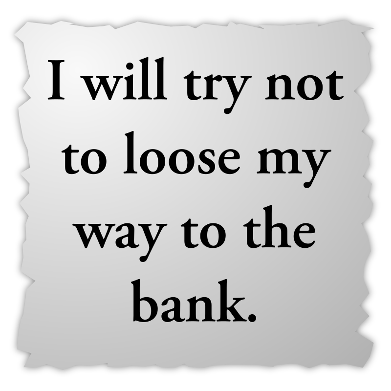 Sentence With Incorrectly Spelled Word Openclipart