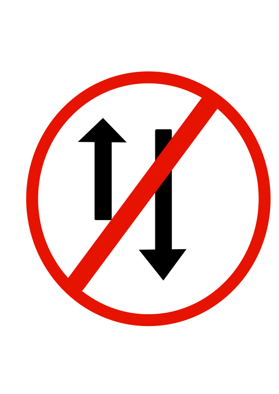 Indian road sign - No way 2 - Openclipart Indian road sign - No way 2 - Openclipart