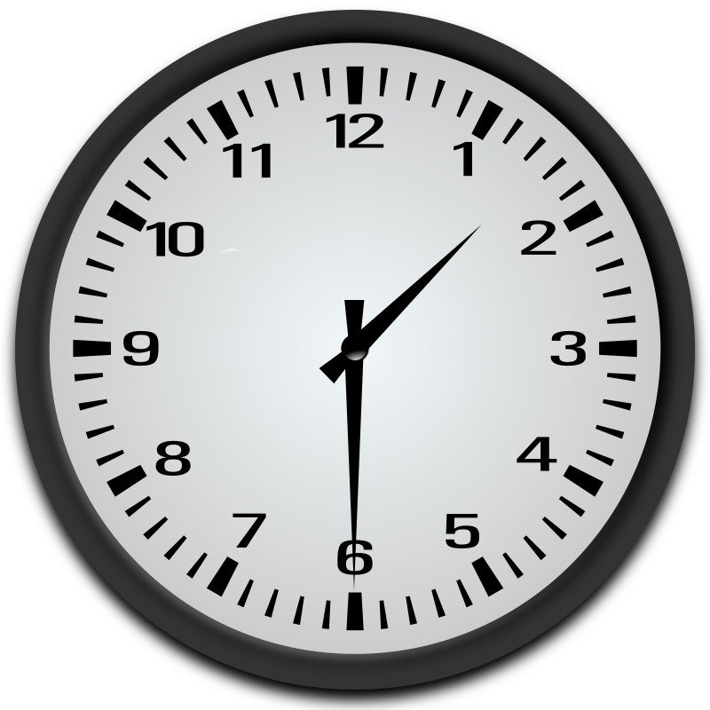 Half Past 1 O clock Openclipart