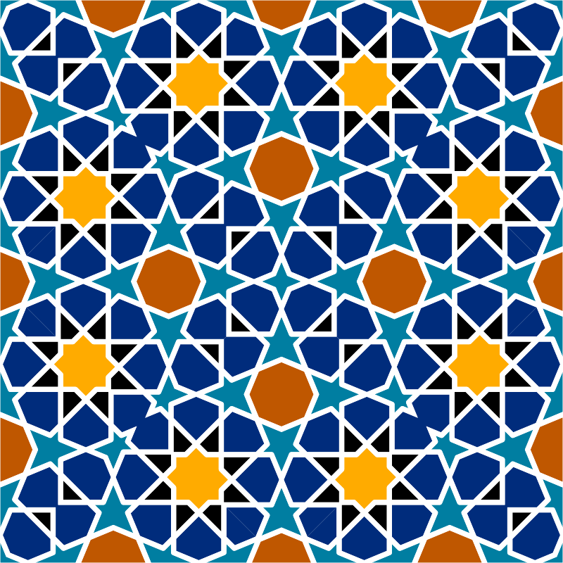 Islamic Geometric Tile 2 Openclipart