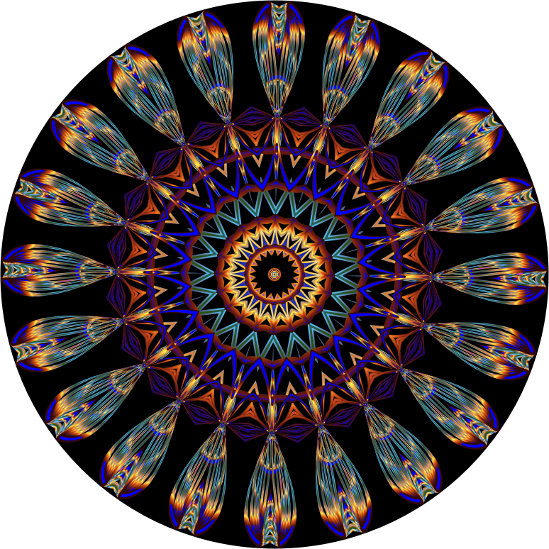 Prismatic Mandala Line Art 3 - Openclipart Prismatic Mandala Line Art 3 - Openclipart