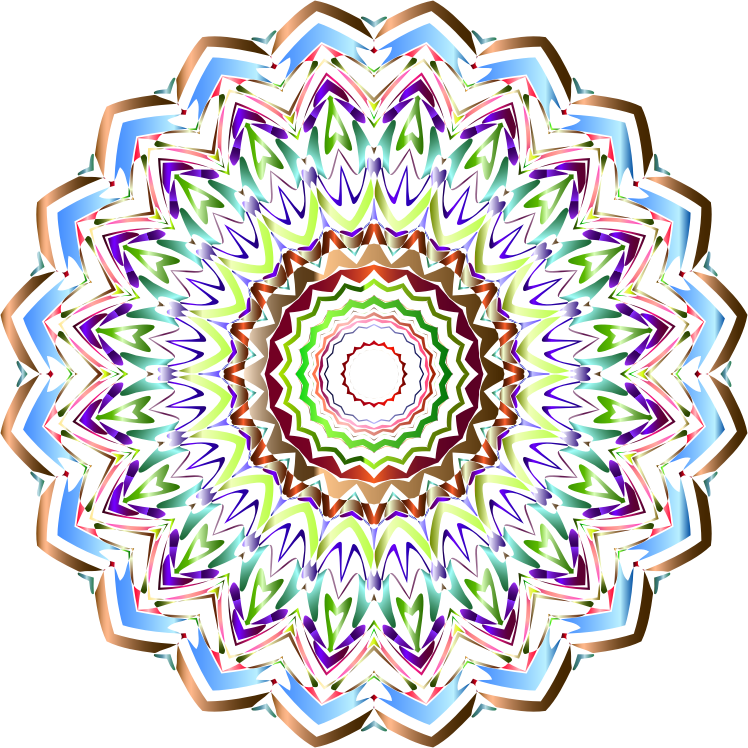 Chromatic Mandala 2 No Background - Openclipart Chromatic Mandala 2 No Background - Openclipart