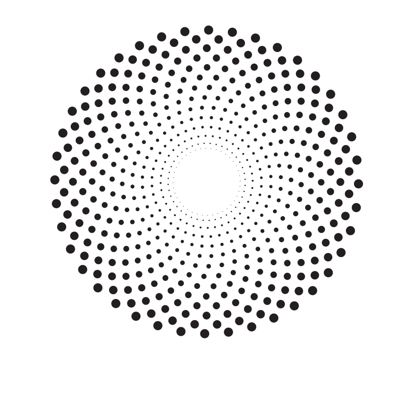 Round Dotted Shape Openclipart