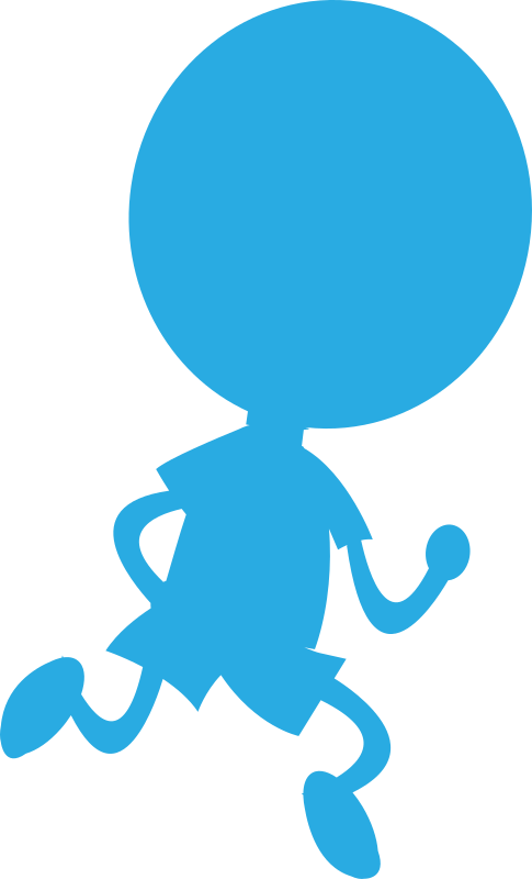 Clipart - Running shadow