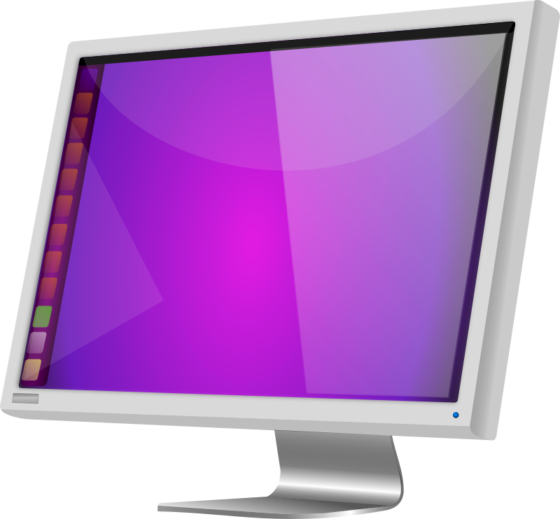 Linux LCD by Merlin2525 - lcd monitor.Licence: Public Domain.