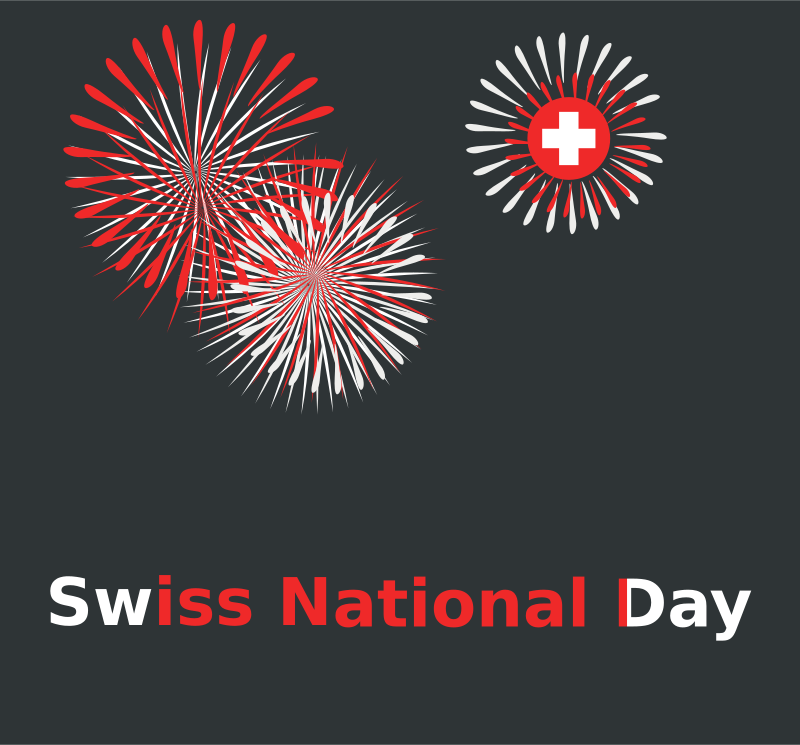 Clipart - Swiss national day