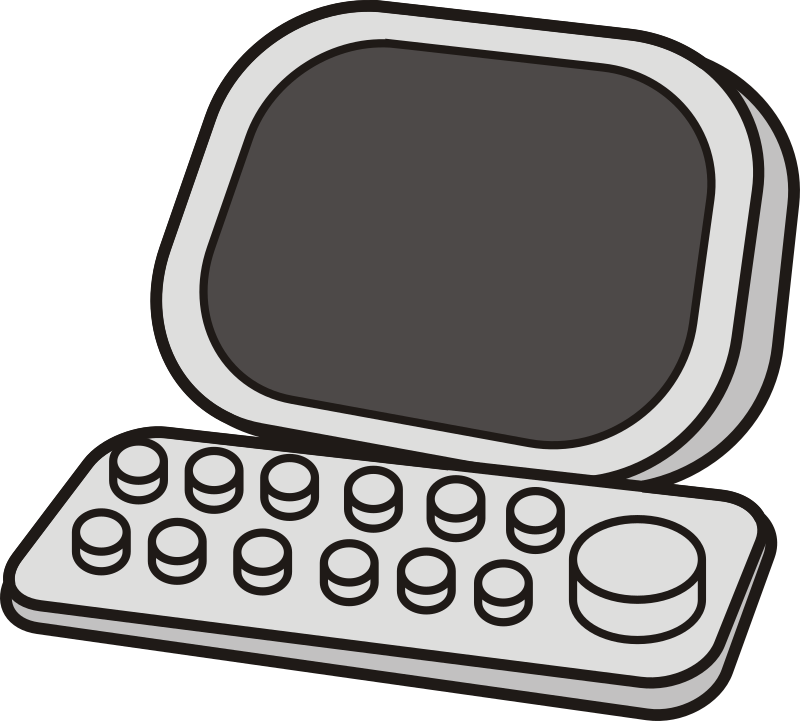Clipart - Basic Computer