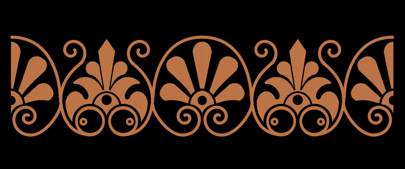 Clipart - Ornamental pattern from an ancient Greek vase