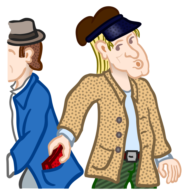 Clipart - thief - coloured