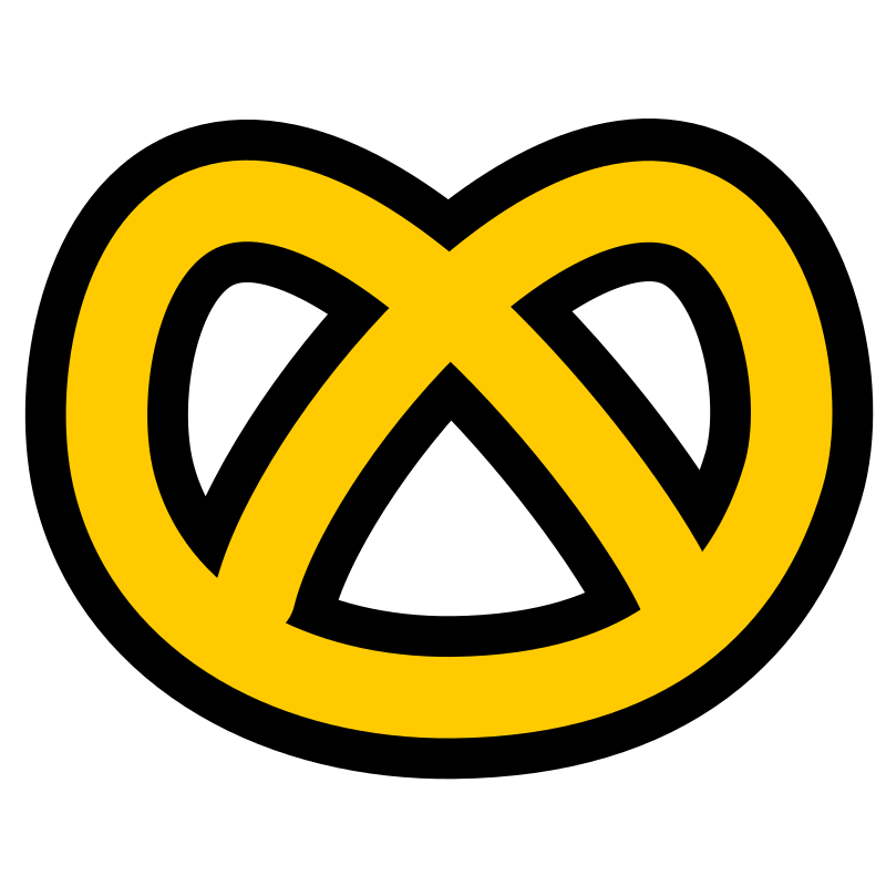 Clipart - Pretzel icon Clipart - Pretzel icon