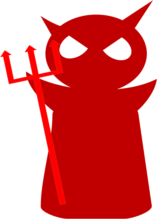 Clipart - Red Devil