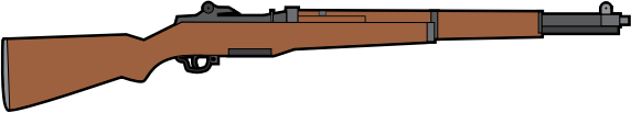 Clipart - M-1 Garand rifle