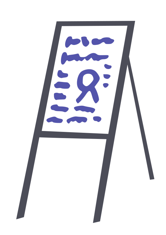 Clipart - Flipchart with Content