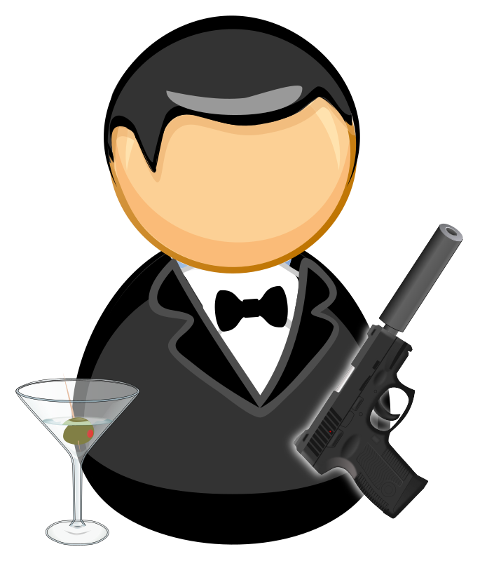 Clipart - Secret agent