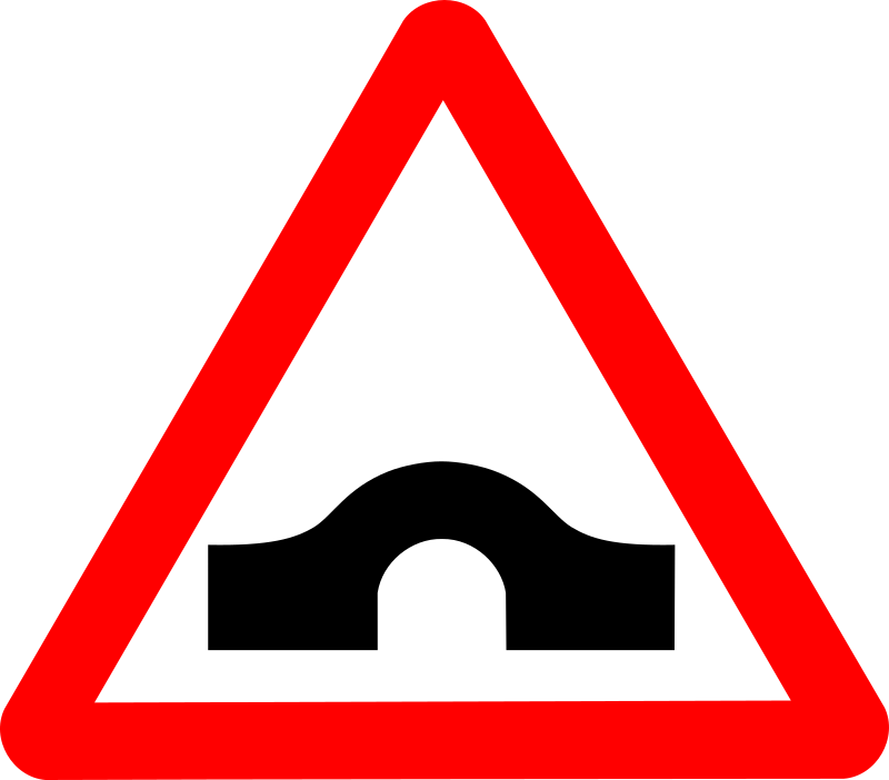 Clipart - Roadsign Humpback