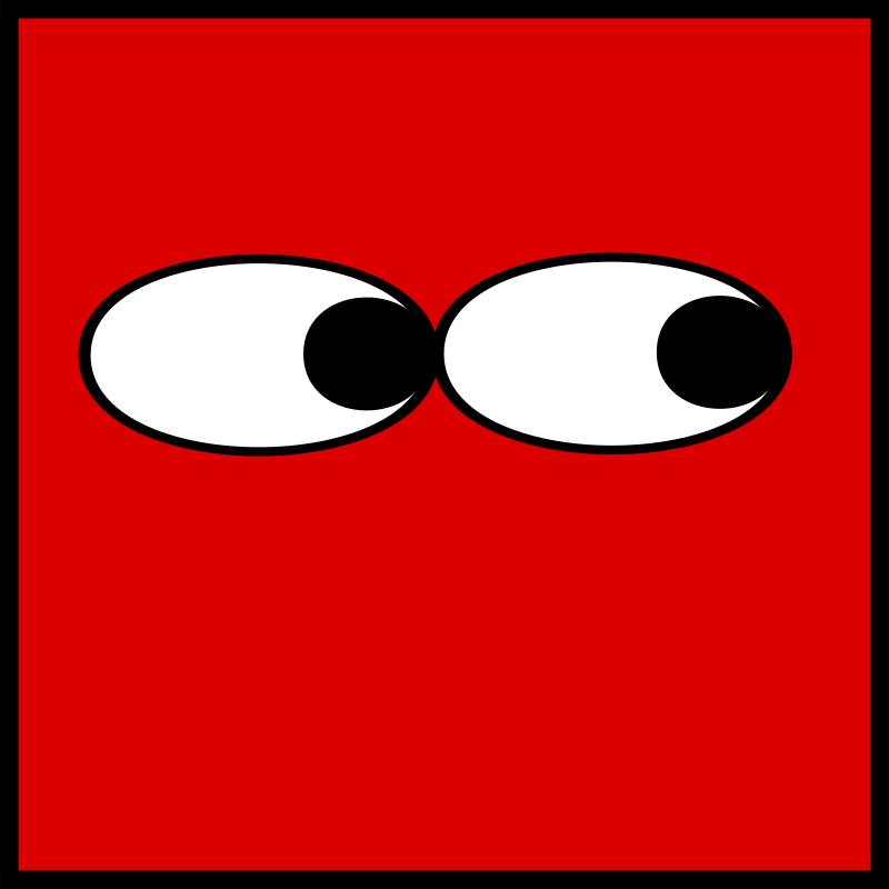 Clipart - Eyes looking