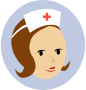 Clipart - Nurse Line Art