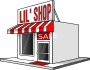 Clipart - Little Shop - with sign fixed