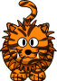 Clipart - Cartoon Tiger