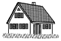 Clipart - house coloured