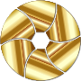 Clipart - Gold Shutter Icon