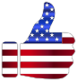 Clipart - Thumbs Up Silhouette