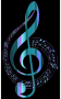Clipart - Musical Notes Typography