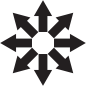 Clipart - 8 Directions Arrows Perspective